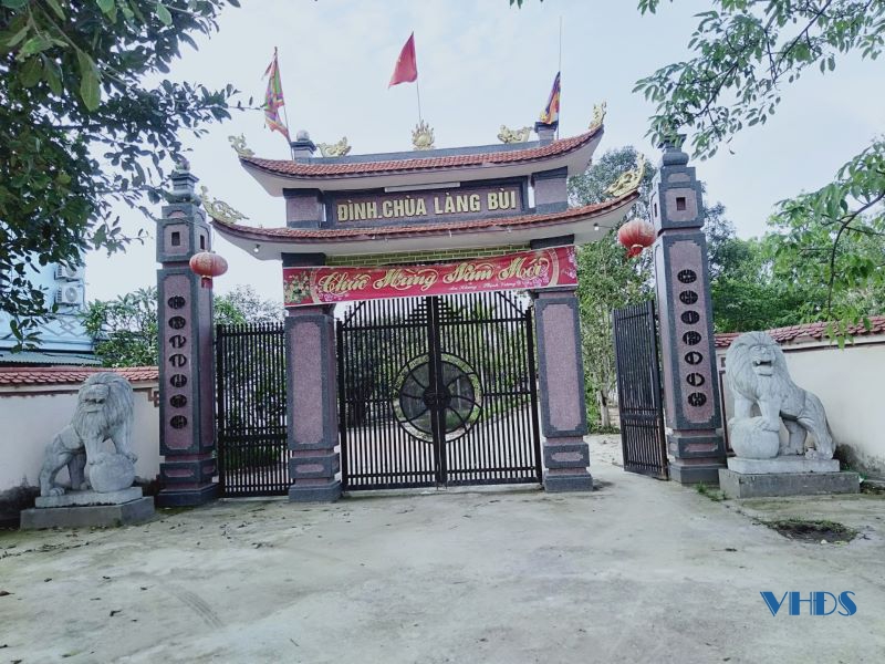 Tham quan công trình, kiến trúc của Đình làng Bùi